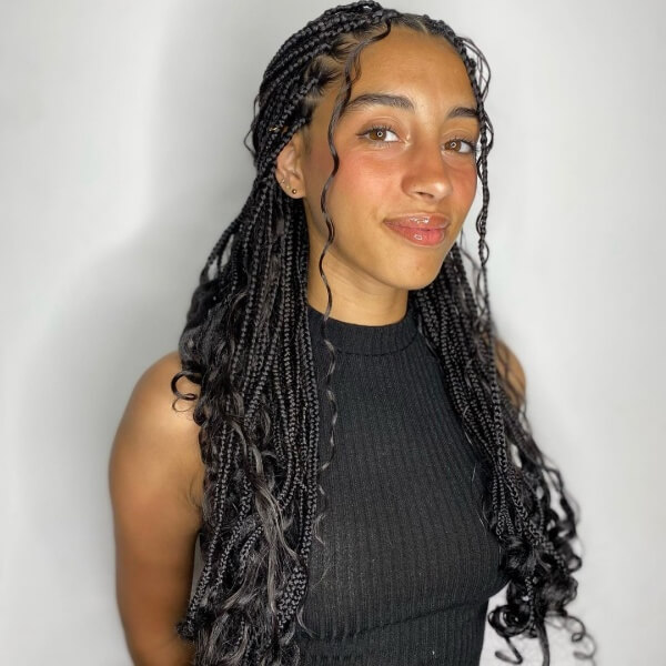 Water Wave Bulk Hair Extensions for Braiding - 100% Human Hair